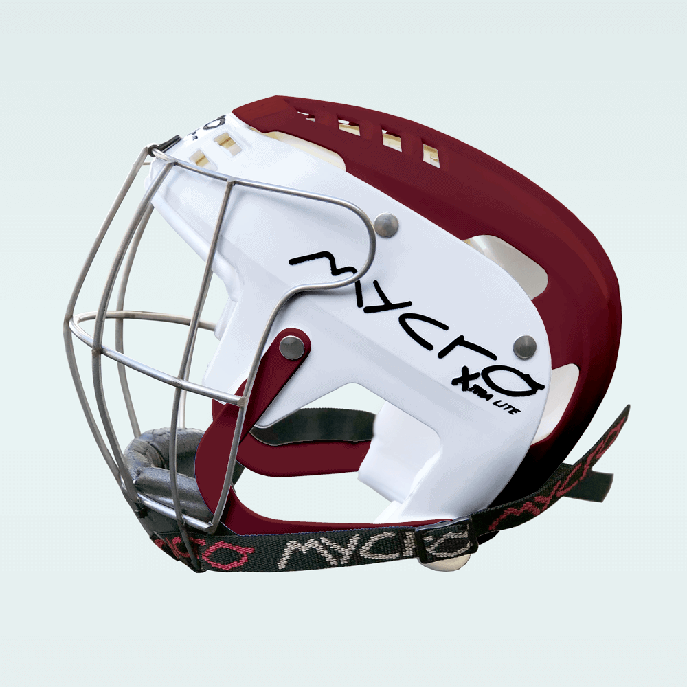 Mycro hurling Helmet Maroon/White – T O'Donnell Sports